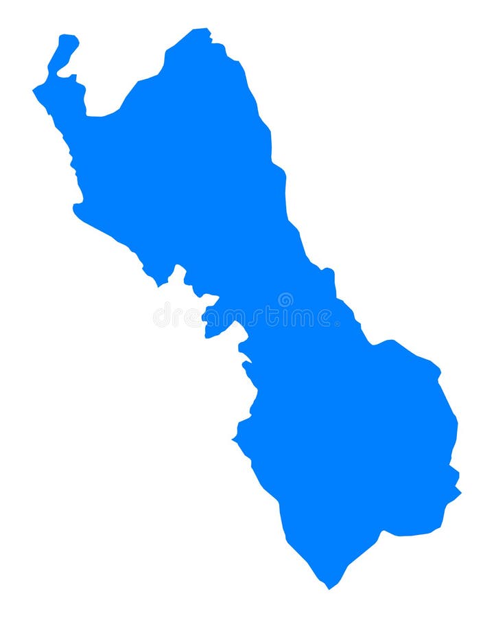 Map of Region Lima stock vector. Illustration of contour - 186343603