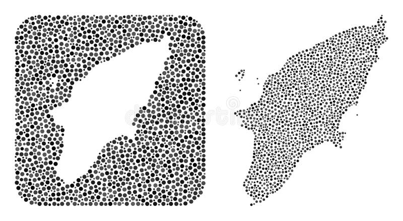 Stencil map of Rhodes. stock vector. Illustration of geography - 175401691