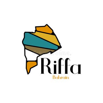 Map Riffa Vector Illustration Template, Image for Design, Website ...