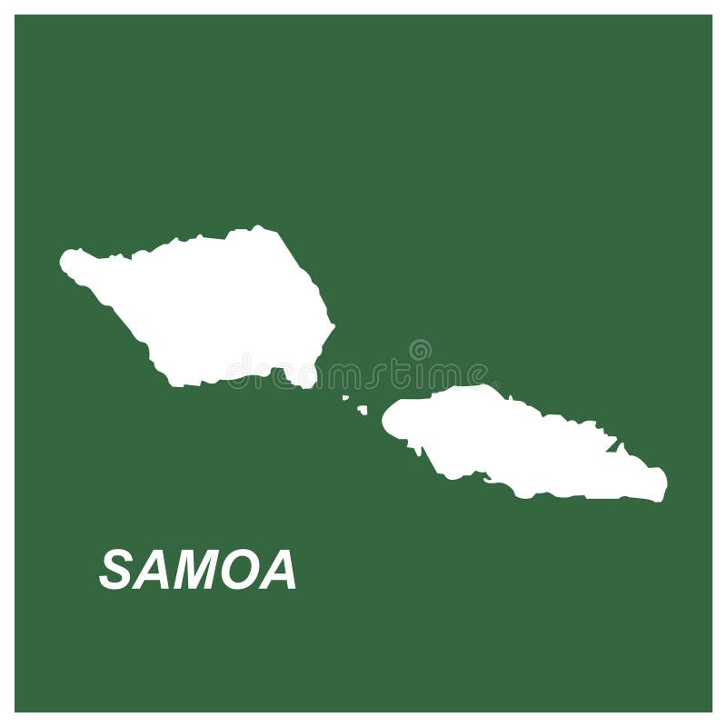 Map of samoa region stock vector. Illustration of border - 338926353