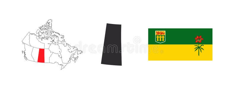 Saskatchewan Flag Vector