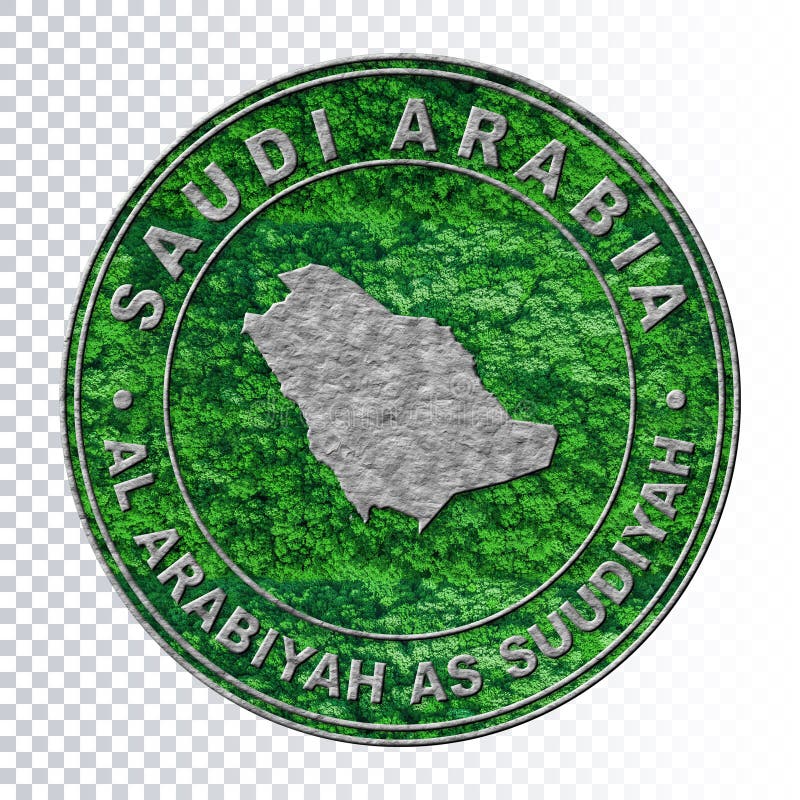 Map of Saudi Arabia, Environment Concept, Co2 Emission Concept Stock ...