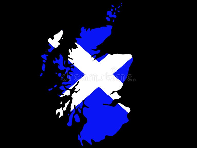 Scotland Map Silhouette Stock Illustrations – 2,175 Scotland Map ...