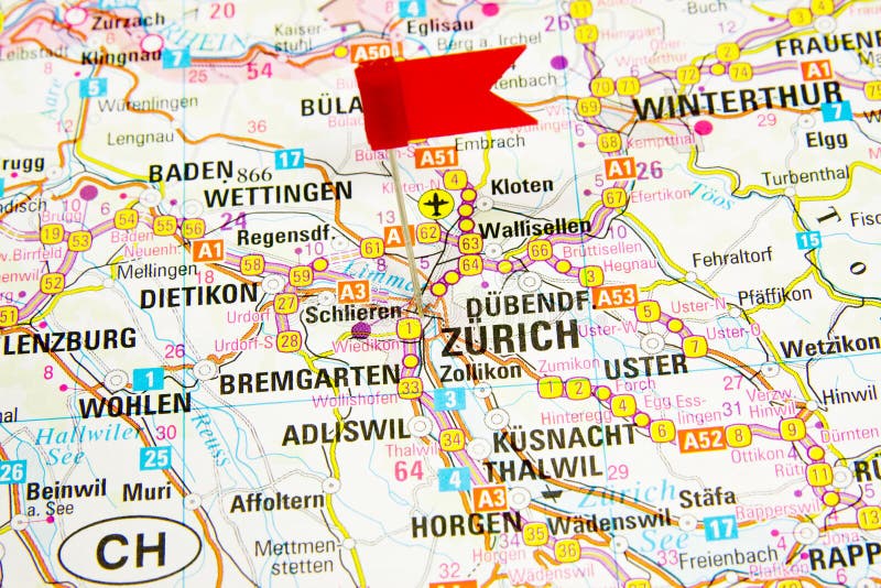 Zurich Germany Map