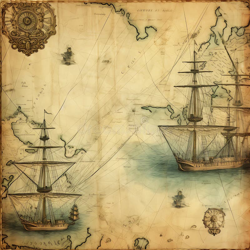 A map of a ship stock illustration. Illustration of compartments ...