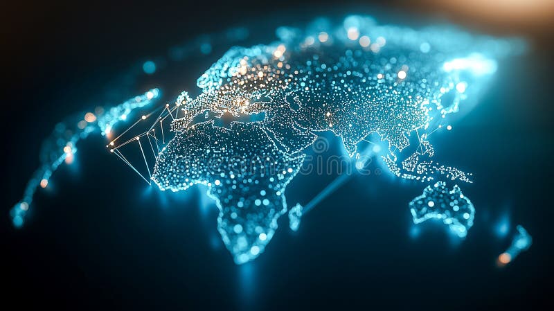 Glowing Visualization of Human Respiratory System with Highlighted ...