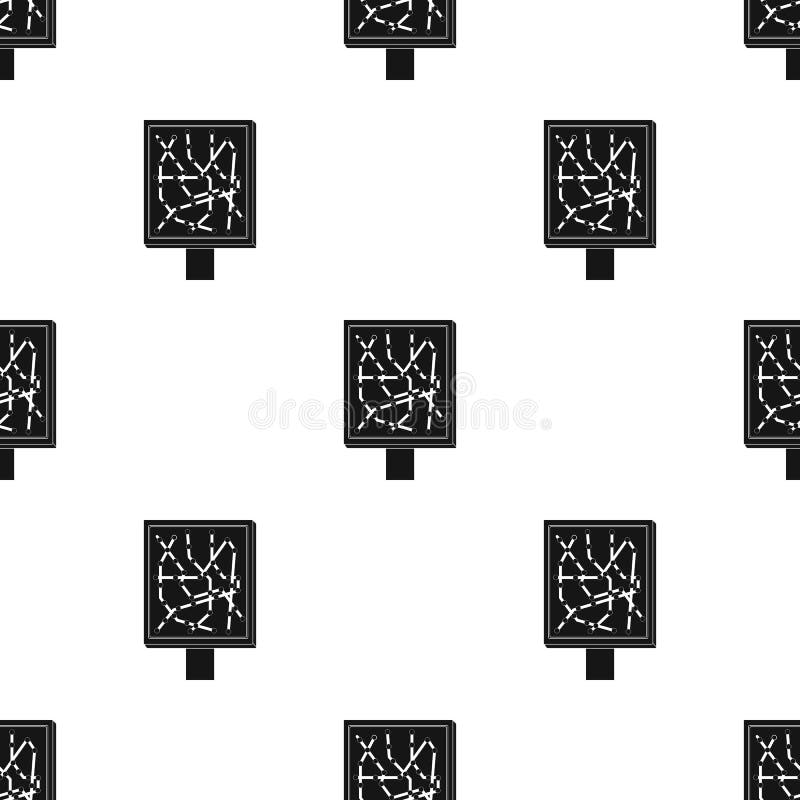 Map, Single Icon in Black Style.Map, Vector Symbol Stock Illustration ...