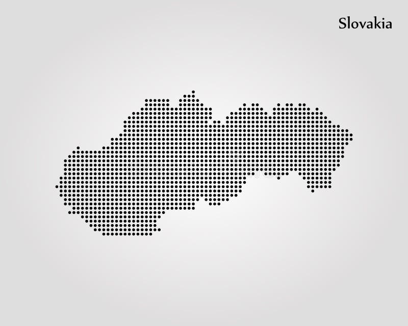 Map of Slovakia. Vector Illustration. World Map Stock Illustration ...