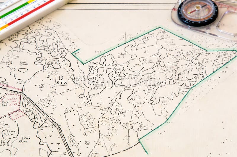 Map of a small land. stock photo. Image of travel, expeditions - 73432144