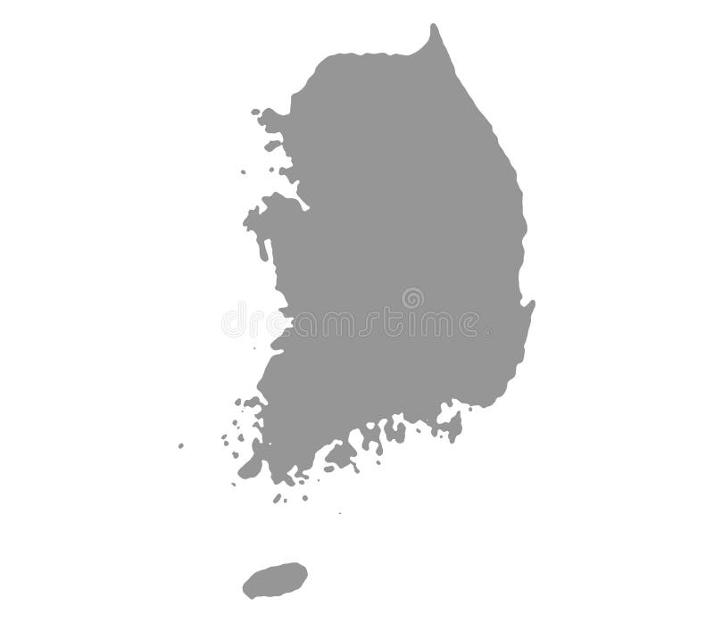 Map South Korea Background. Isolated Country Texture Stock Vector ...