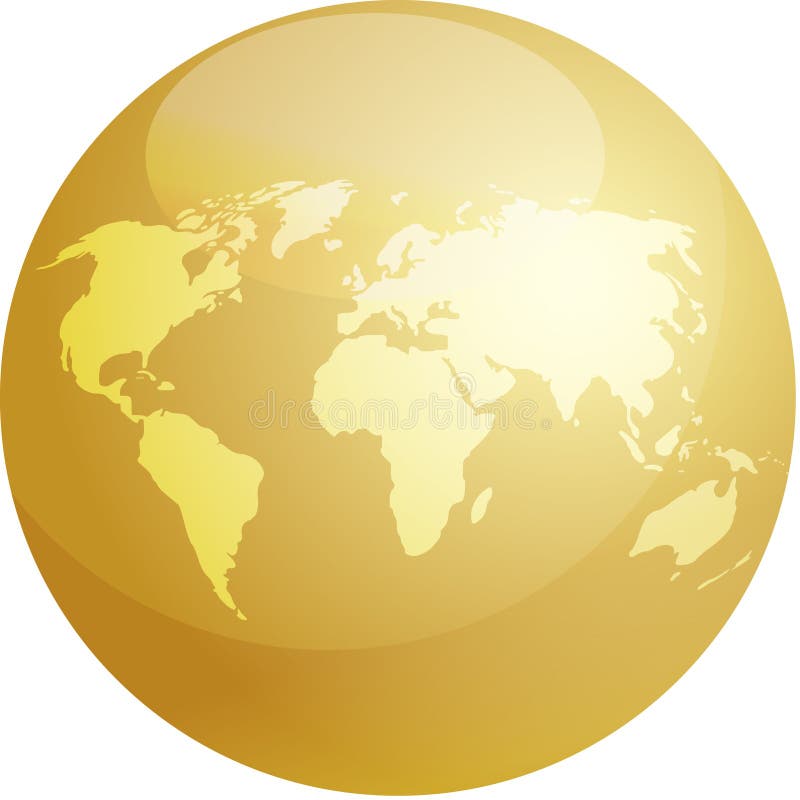 Map sphere stock vector. Illustration of sphere, shiny - 5919534