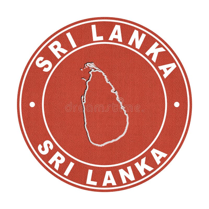 Map of Sri Lanka Tennis Court Stock Illustration - Illustration of ...