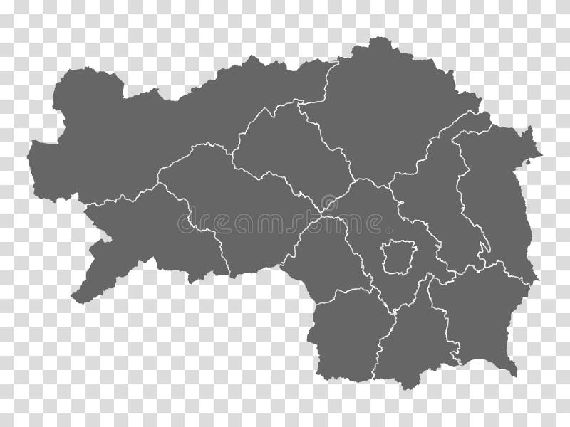 Austria Map on Transparent Background. Vector Illustration Stock ...
