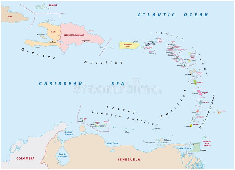 Lesser Antilles Stock Illustrations – 1,653 Lesser Antilles Stock ...