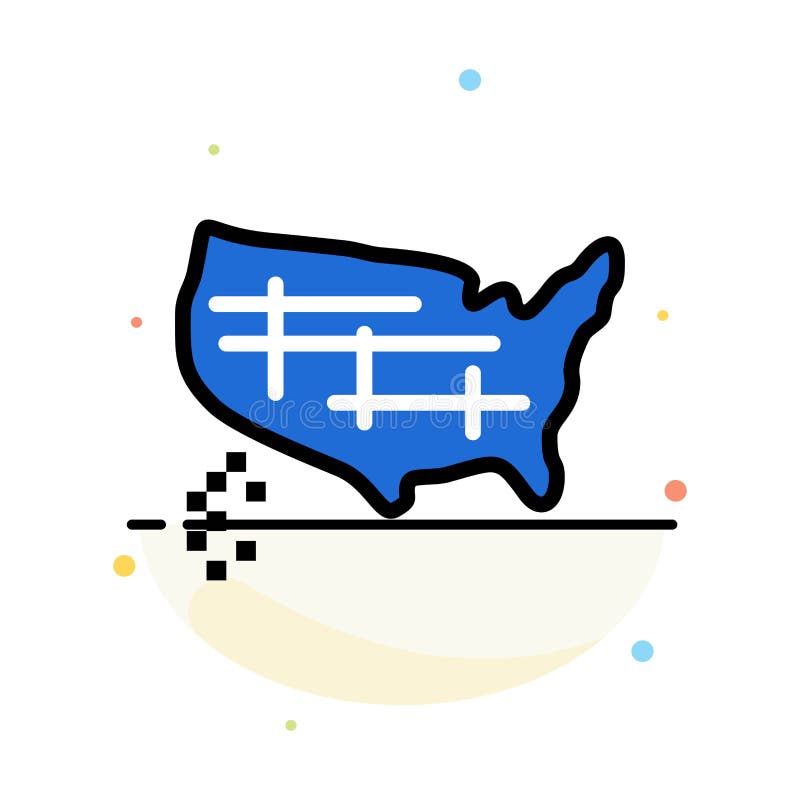 Abstract United States Map Stock Illustrations – 22,199 Abstract United ...