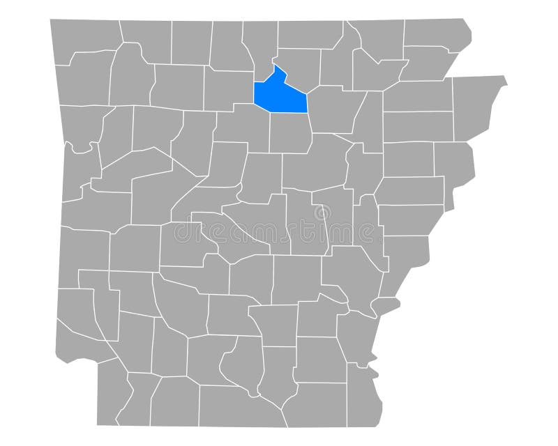 Arkansas: Stone county map stock vector. Illustration of america - 88614732