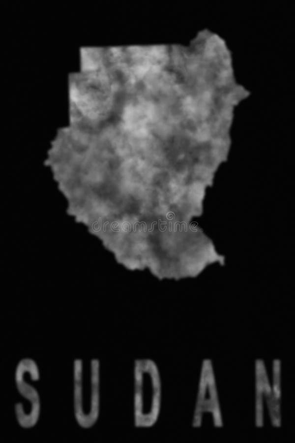 Map of Sudan Made of Smoke, Air Pollution Stock Image - Image of ...