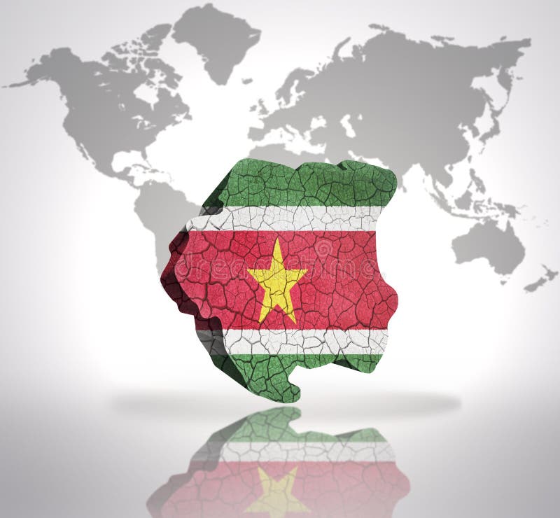 Map of Suriname stock illustration. Illustration of banner - 96278924