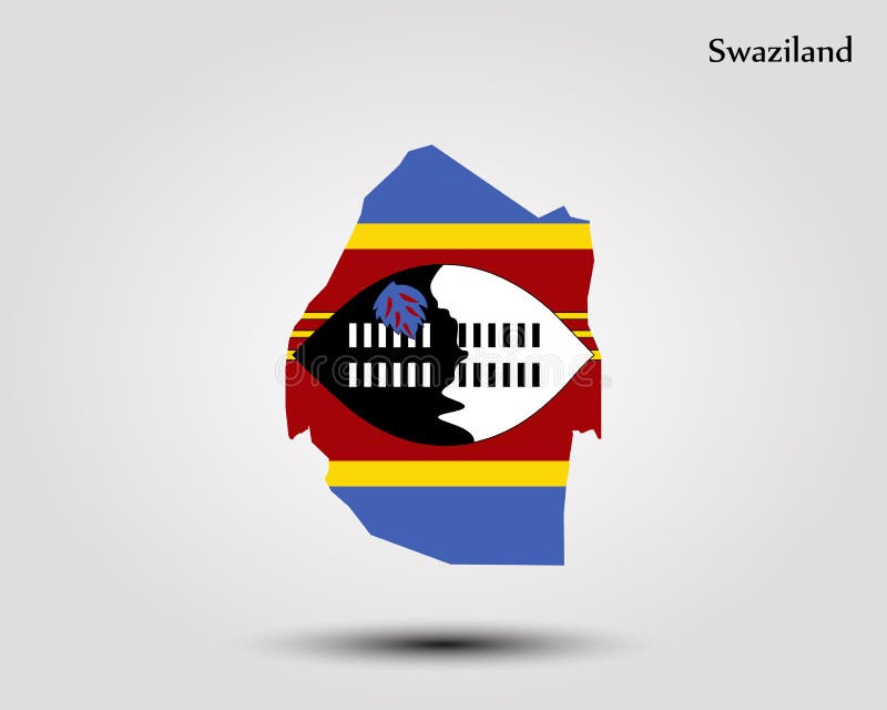 Map of Swaziland stock illustration. Illustration of abstract - 109466062