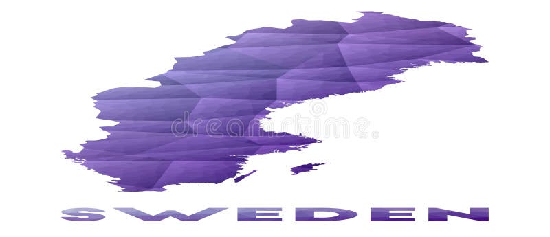 Map of Sweden. stock vector. Illustration of europe - 224142106