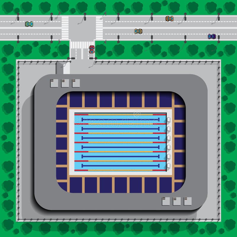 Swimming Pool Plan View Stock Illustrations – 127 Swimming Pool Plan ...