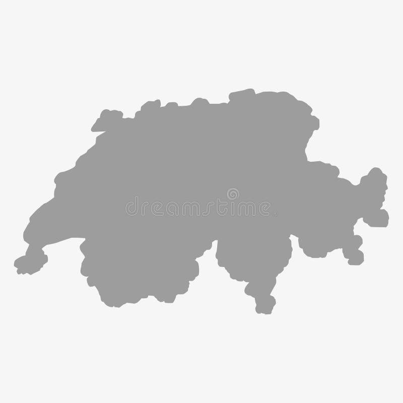 Switzerland Map on a World Map with Flag and Map Pointer. Vector ...