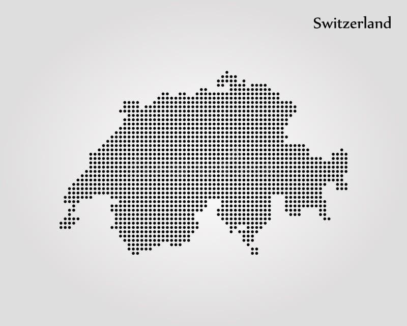 Map of Switzerland. Vector Illustration. World Map Stock Illustration ...