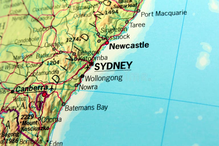 Map Sydney Showing Suburbs Stock Photos - Free & Royalty-Free Stock ...