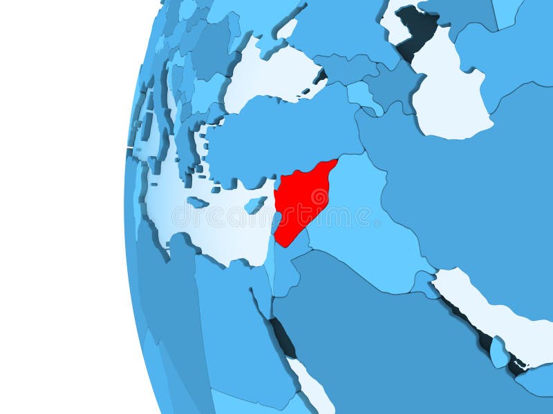Map of Syria stock illustration. Illustration of international - 124776855