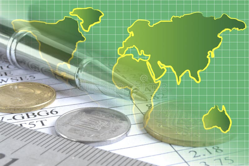 Map, table and buildings stock photo. Image of innovation - 164720966