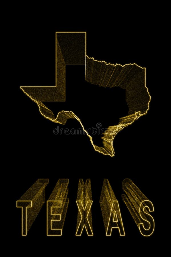 Gold Texas Enamel Sign stock vector. Illustration of word - 99741792