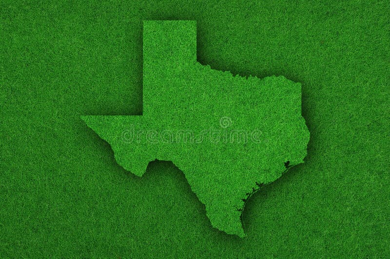 Map of Texas on green felt stock illustration. Illustration of textile ...