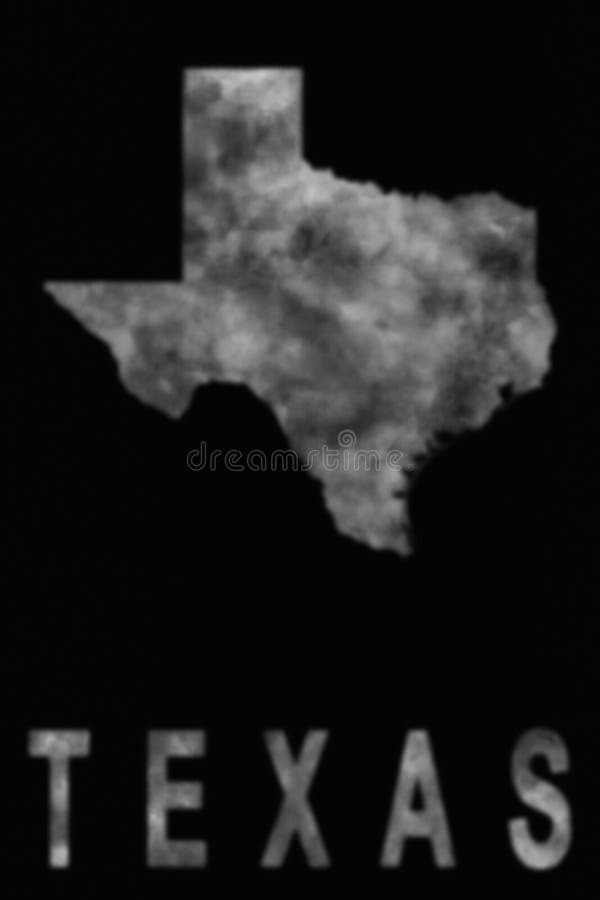 Map of Texas Made of Smoke, Air Pollution Stock Image - Image of ...