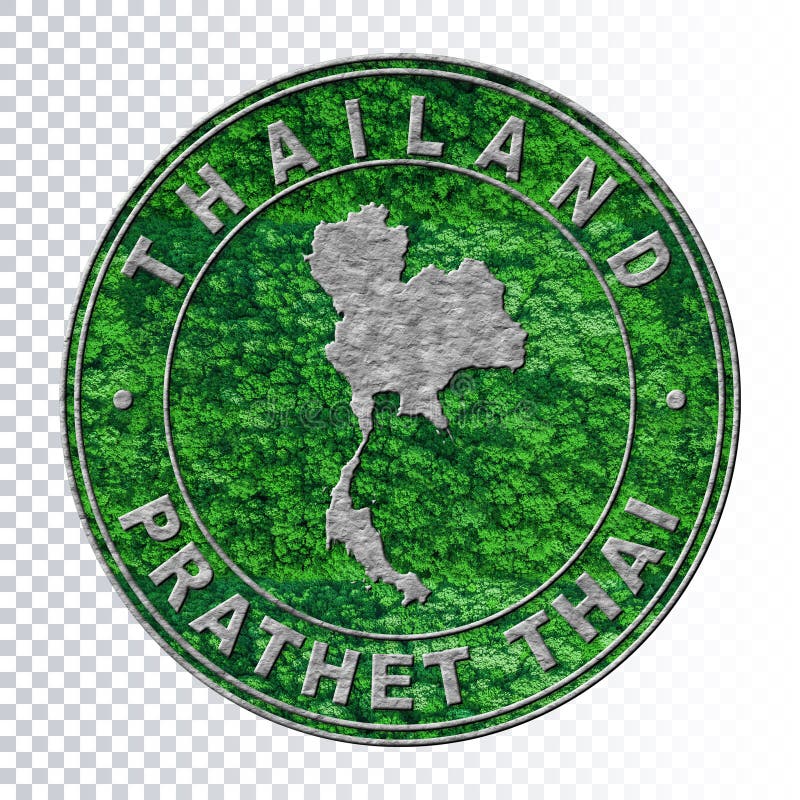 Map of Thailand, Environment Concept, Co2 Emission Concept Stock ...