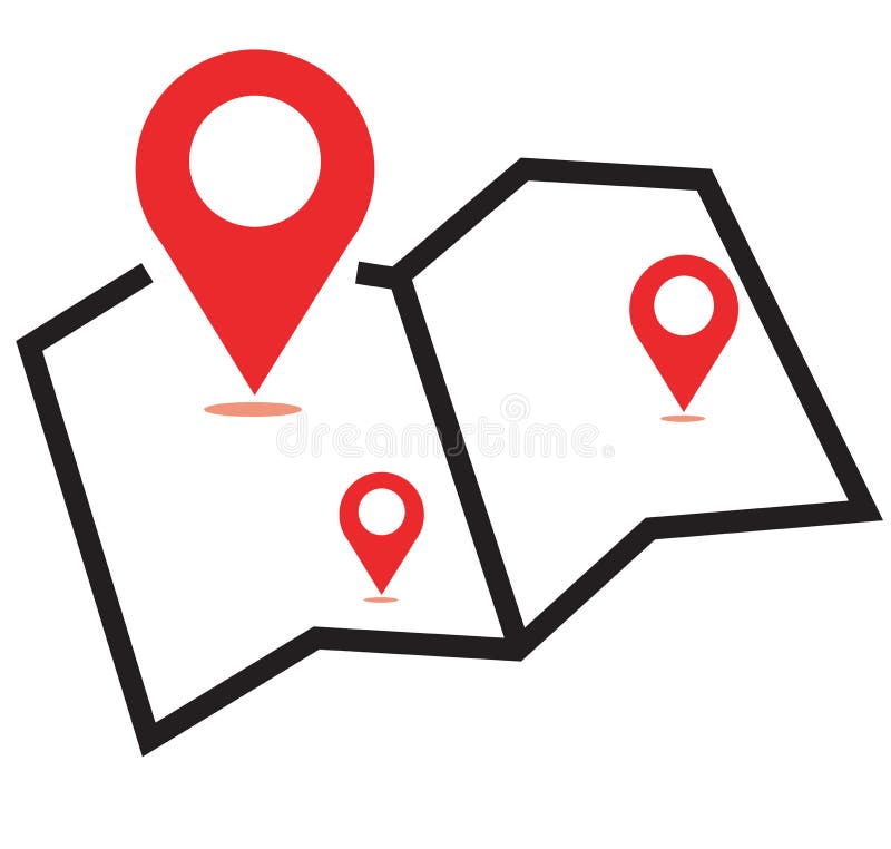 Red Pin Map Icon Stock Illustrations – 25,254 Red Pin Map Icon Stock ...