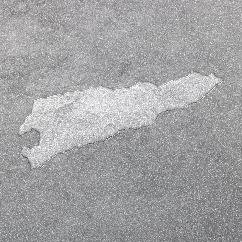 Map of Timor Leste, Gold Map on Black Background Stock Illustration ...