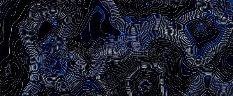 Map of Topography. Relief Map of Mountains. Abstract Background with ...