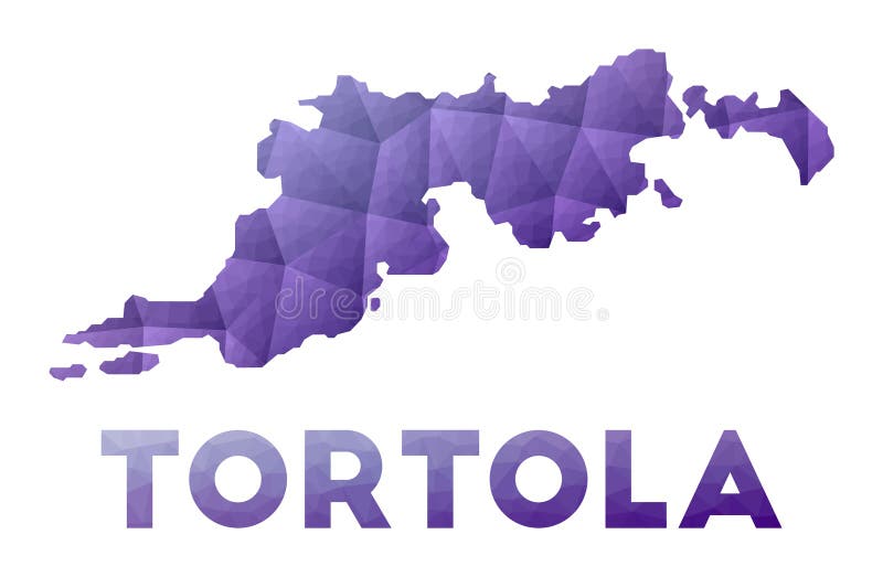 Map of Tortola. stock vector. Illustration of infographic - 224081942