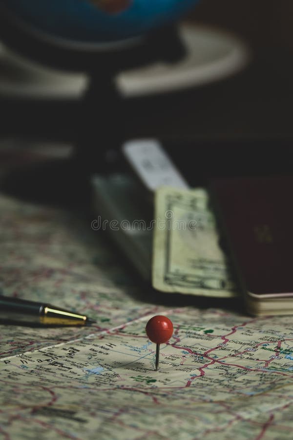 Map travel planner pin stock image. Image of people - 278917223