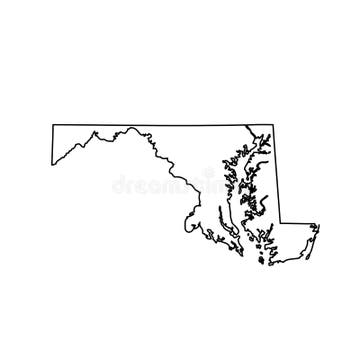 Maryland State Outline Stock Illustrations – 1,463 Maryland State ...