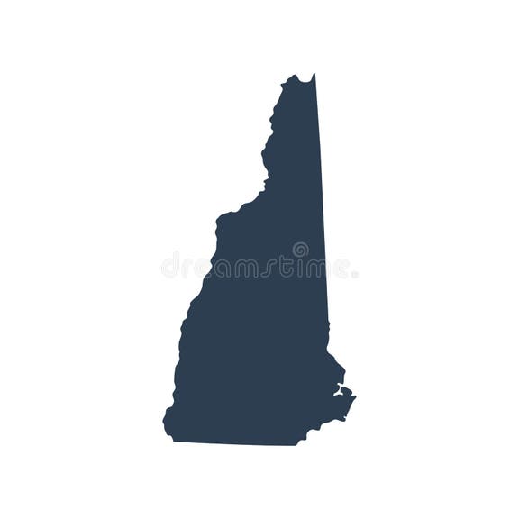 State New Hampshire Silhouette Stock Illustrations – 970 State New ...