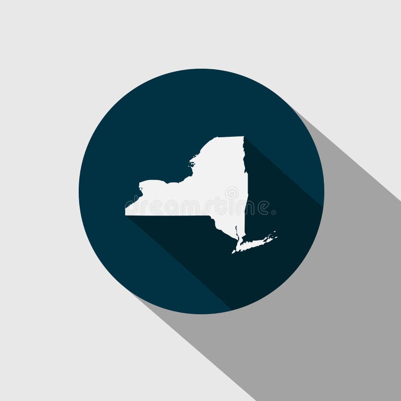 Shape New York State Map Stock Illustrations – 1,113 Shape New York ...