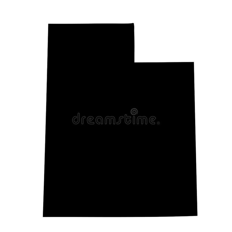 Utah State Shape Stock Illustrations – 881 Utah State Shape Stock ...