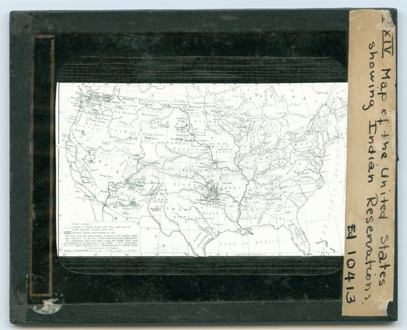 Map Of The United States Showing Indian Reservations Picture. Image ...