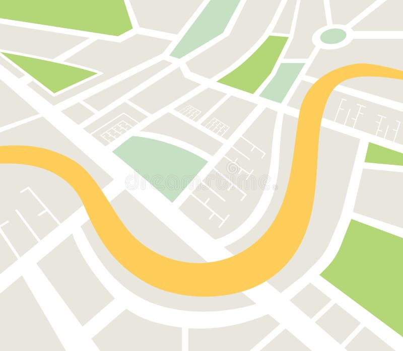 Urban Infrastructure and Transport Illustration. Monorail Bridge Across ...