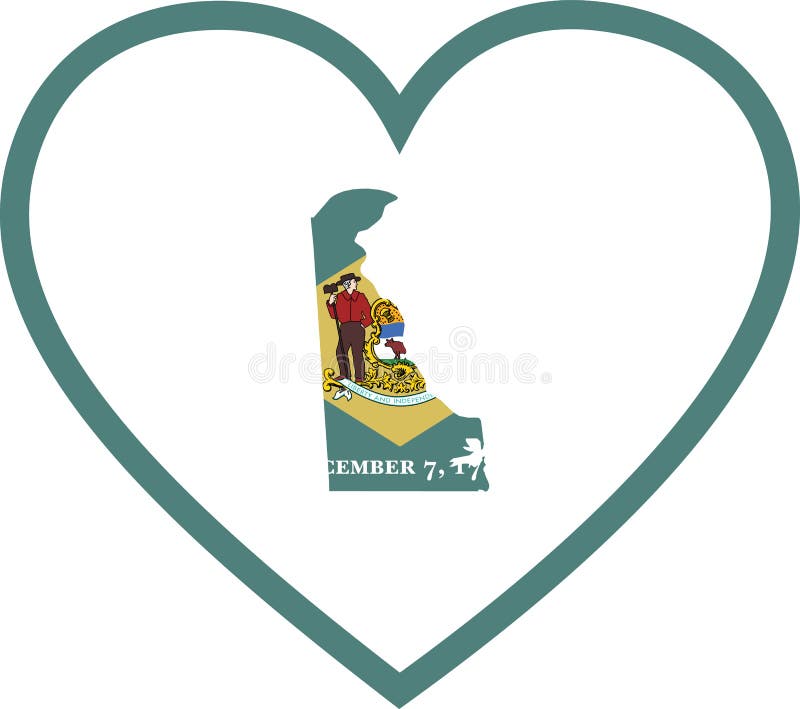 Delaware State Shape Stock Illustrations – 1,047 Delaware State Shape ...