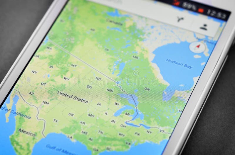 Map of USA stock photo. Image of technology, touch, travel - 47546794