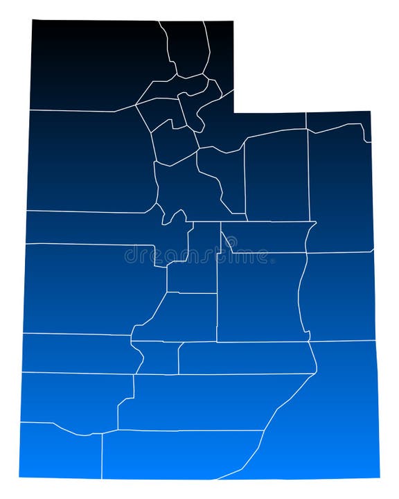 Map of Utah stock vector. Illustration of line, utah - 119946028