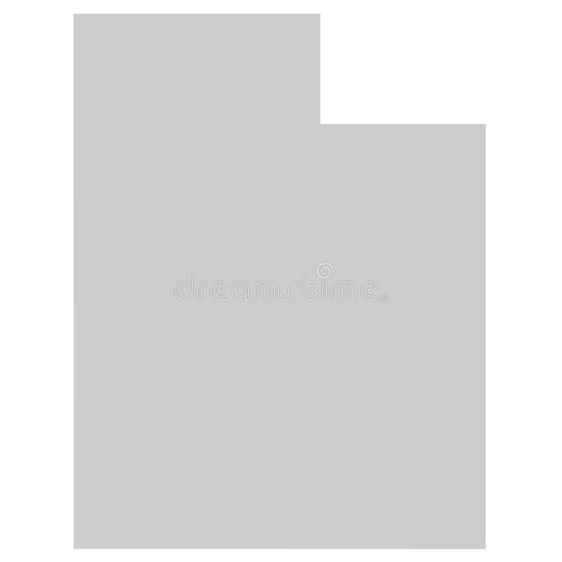 Map of Utah, UT stock vector. Illustration of isolated - 377055686