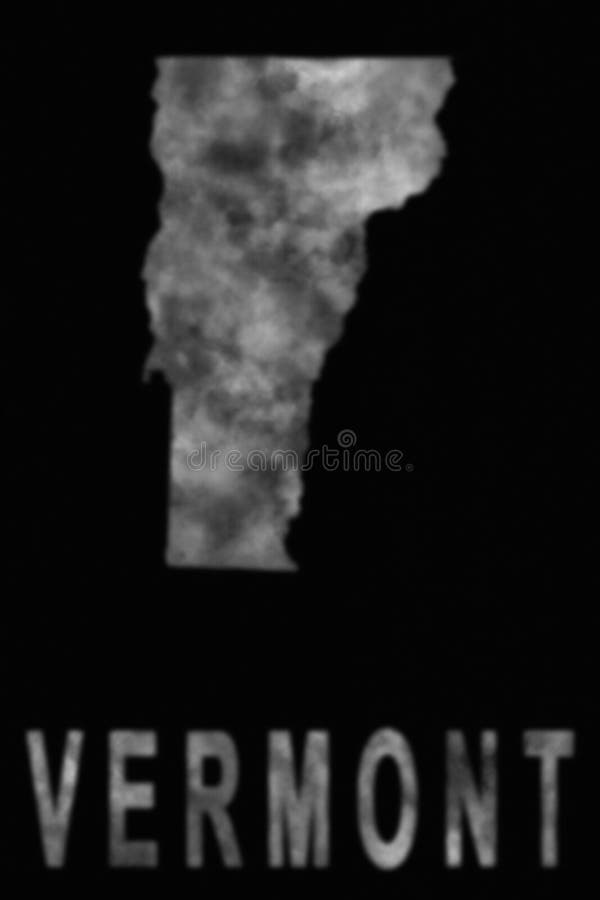 Detailed Map United States Vermont Towns Stock Photos - Free & Royalty ...